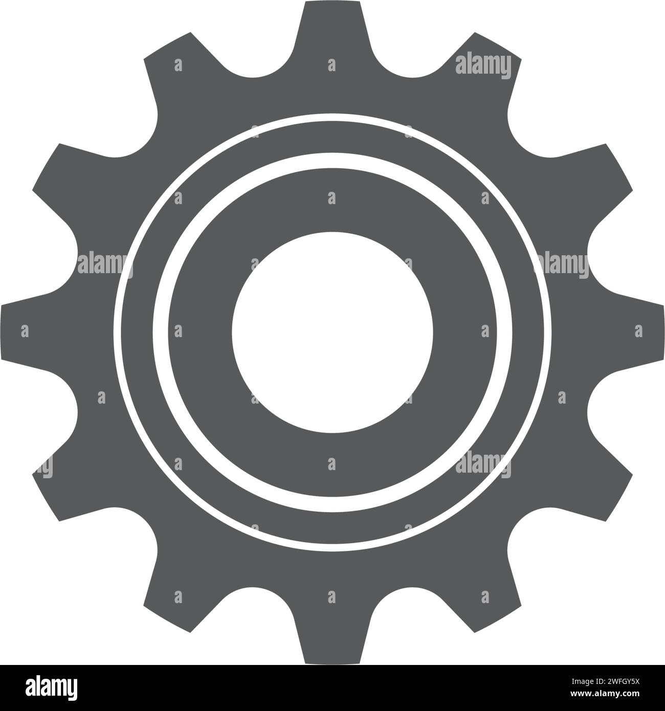 gear icon logo vector icon illustration Stock Vector Image & Art - Alamy