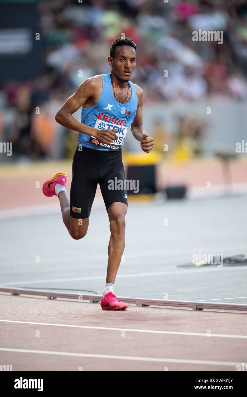 Merhawi MEBRAHTU participating in the 10.000 m at the World Athletics ...