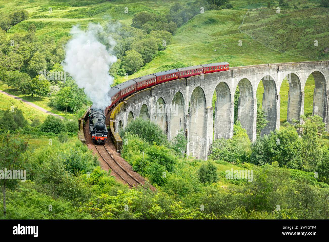 Steam railways with viaduct hi-res stock photography and images - Alamy