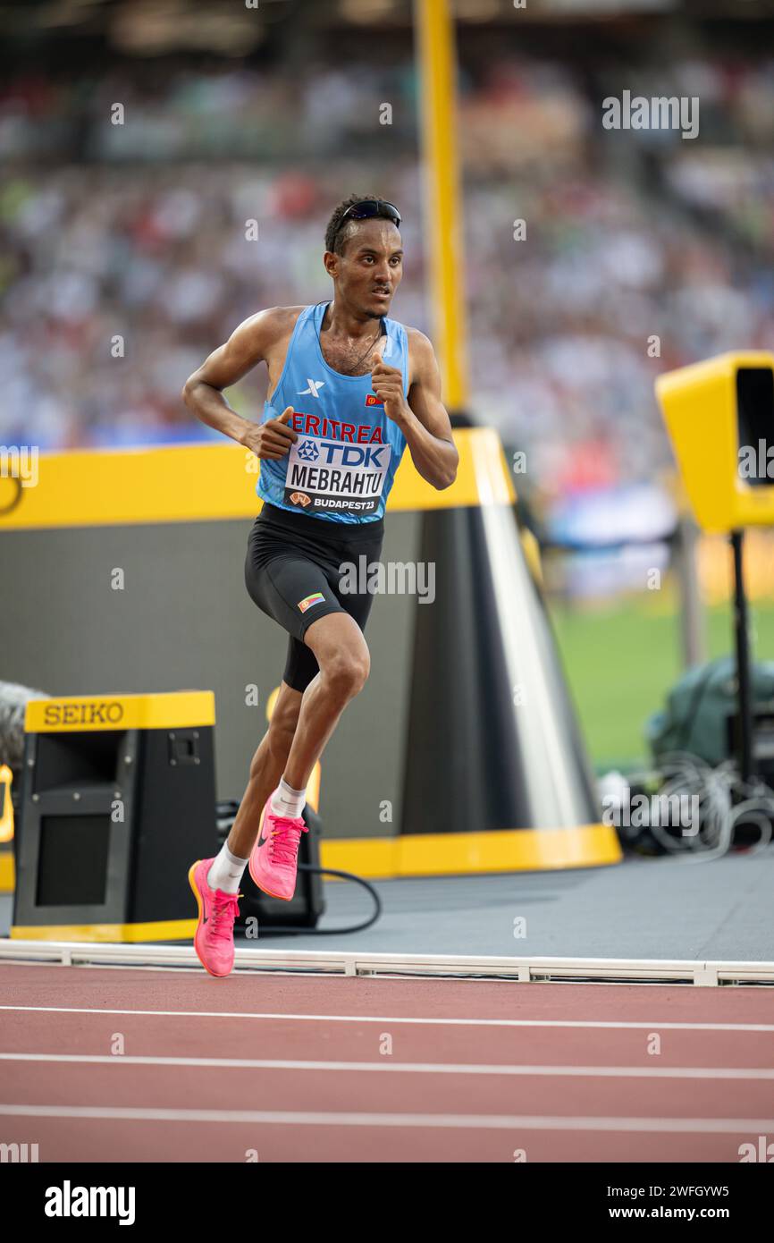 Merhawi MEBRAHTU participating in the 10.000 m at the World Athletics ...