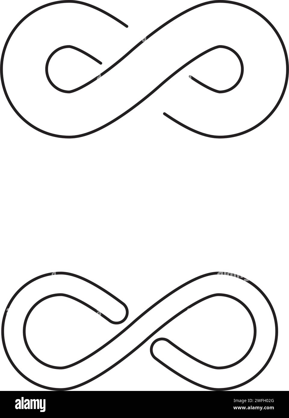 Infinity Design Vector icon illustration Logo template design Stock ...