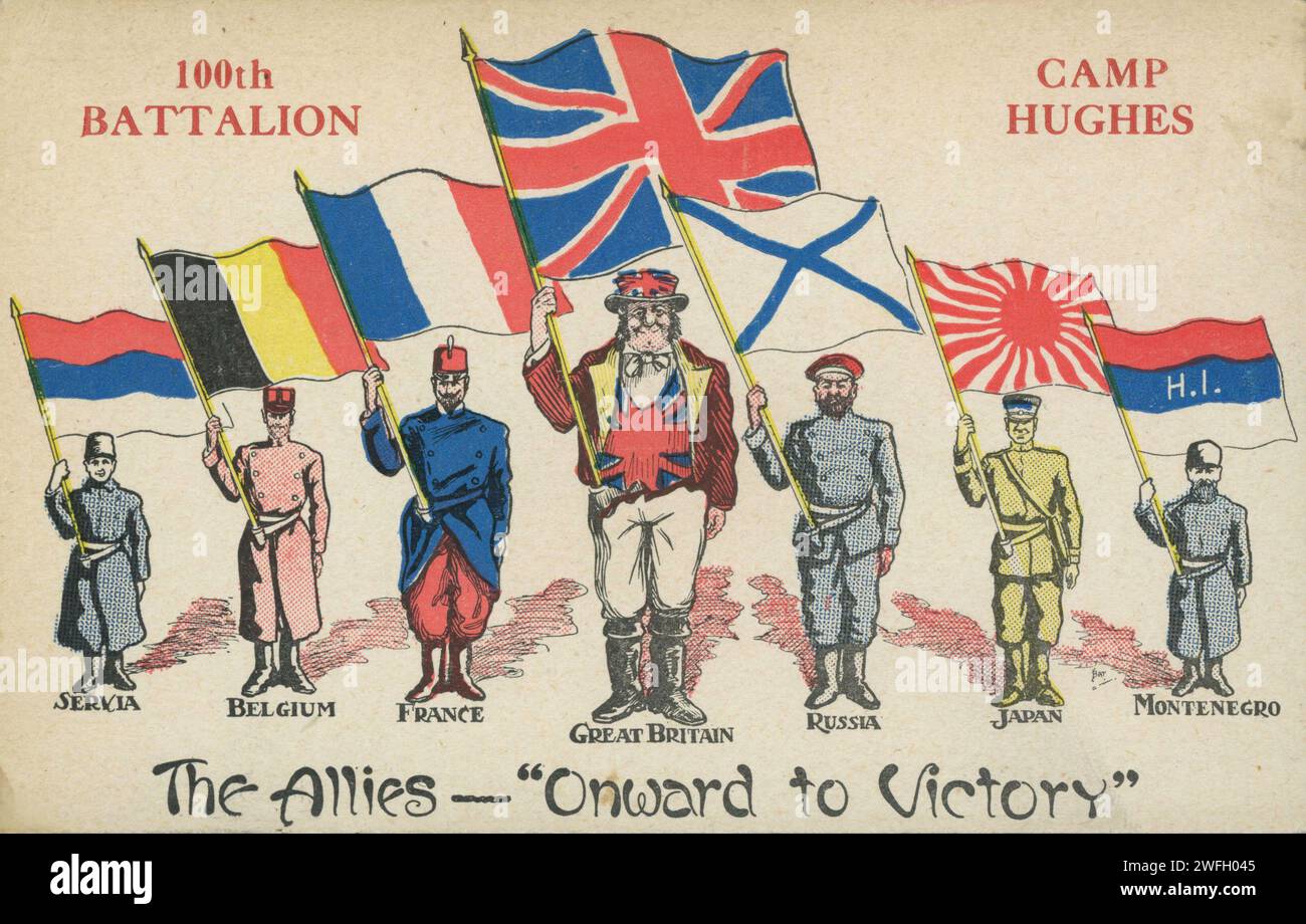 Ww1 postcards hi-res stock photography and images - Alamy