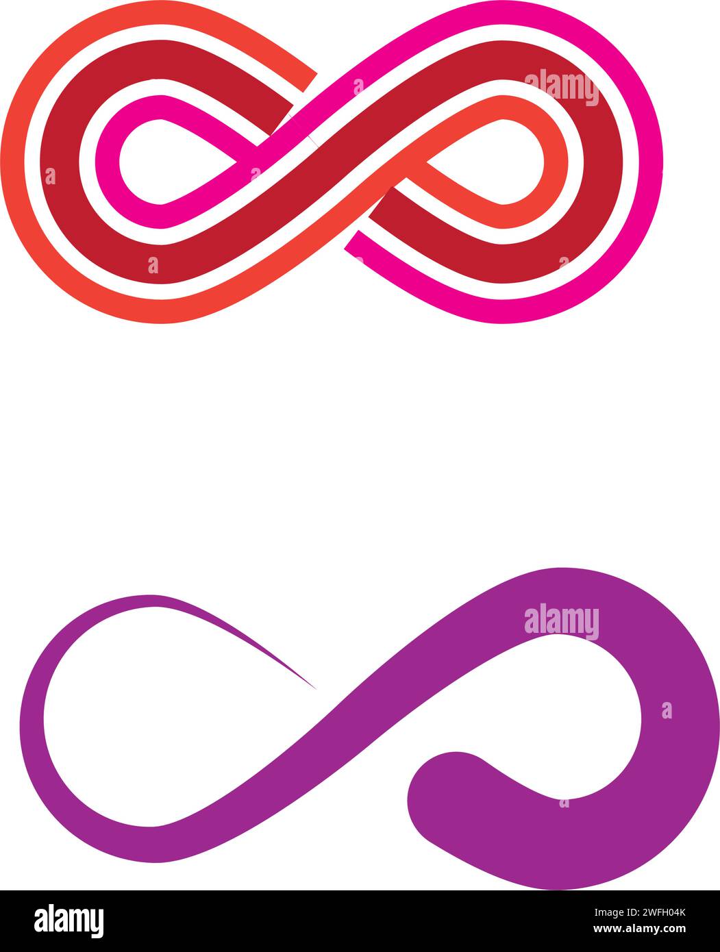 Infinity Design Vector icon illustration Logo template design Stock ...