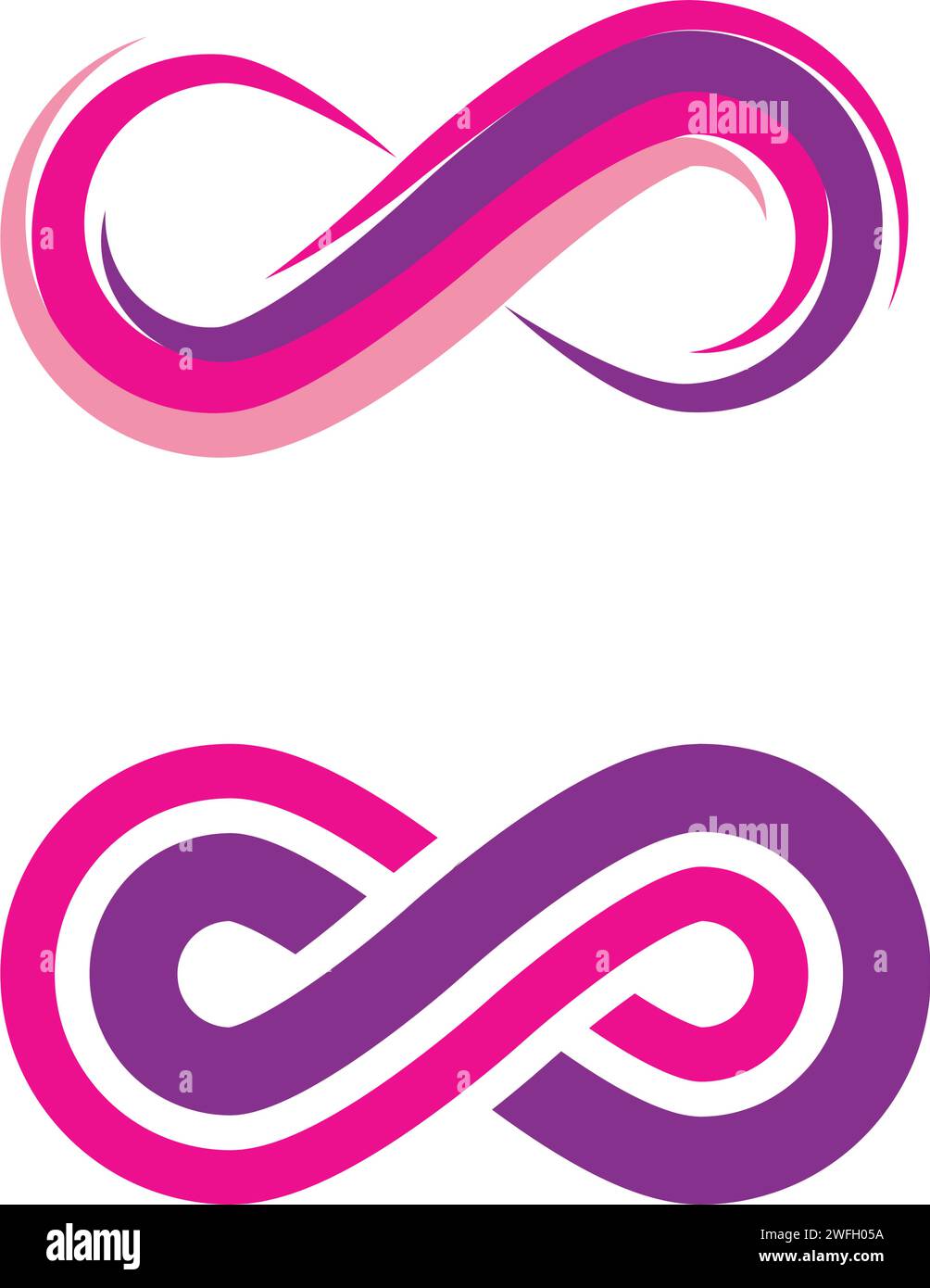Infinity Design Vector icon illustration Logo template design Stock ...