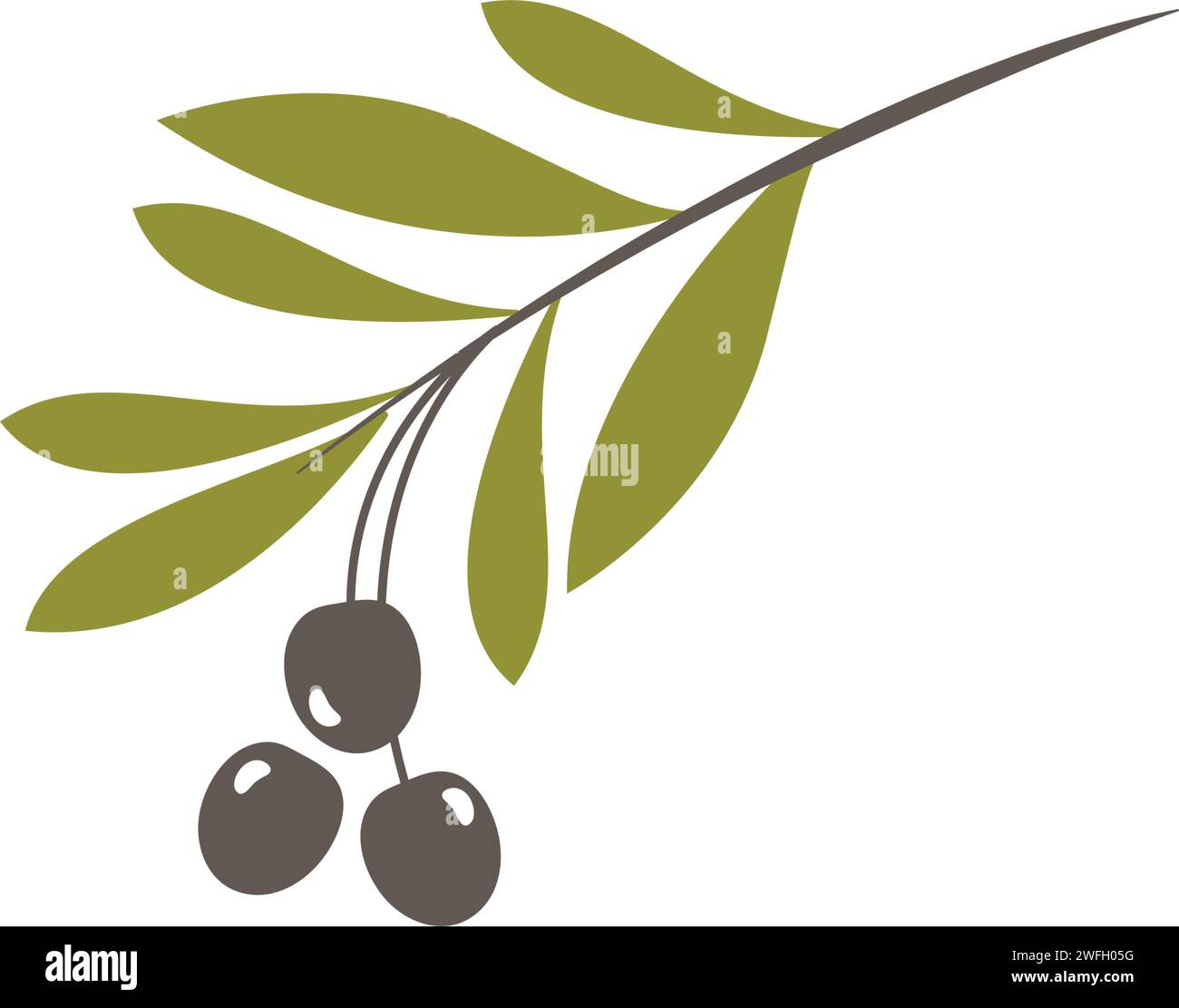 Olive tree agriculture Stock Vector Images - Alamy