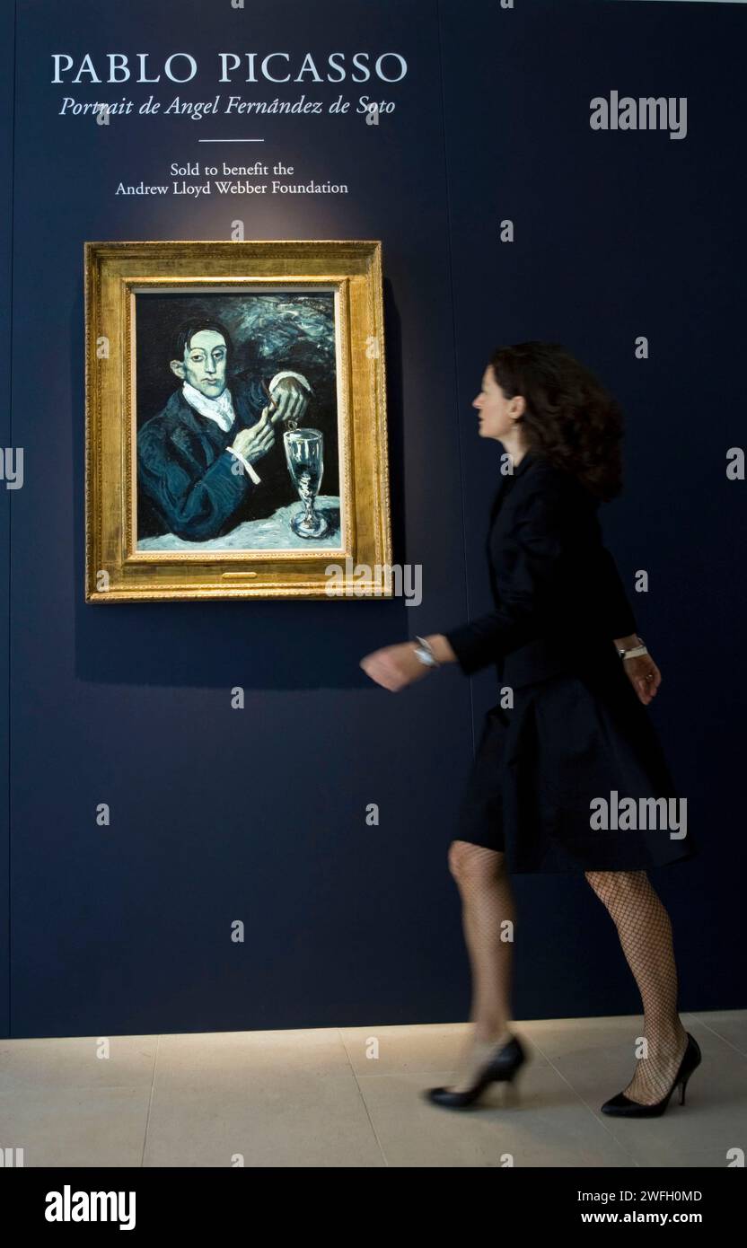 Absinthe drinker picasso hi-res stock photography and images - Alamy