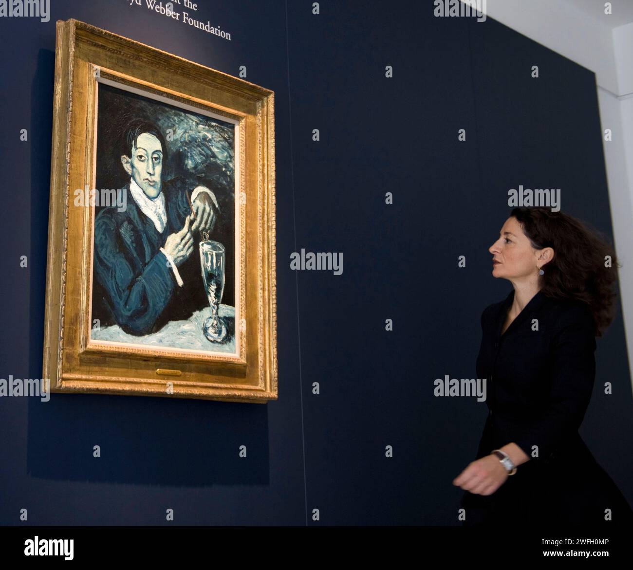 Absinthe drinker picasso hi-res stock photography and images - Alamy