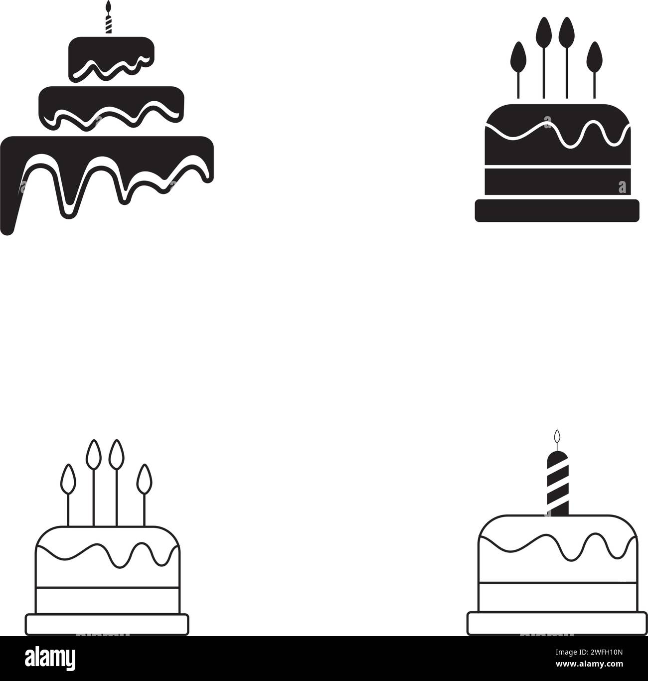 Cake shop sign Stock Vector Images - Alamy