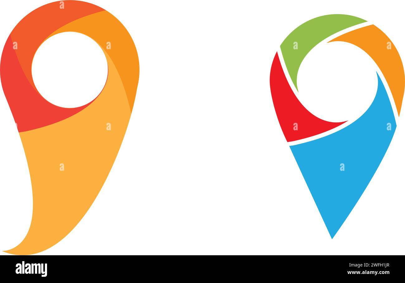 location icon Vector Illustration design Logo template Stock Vector ...