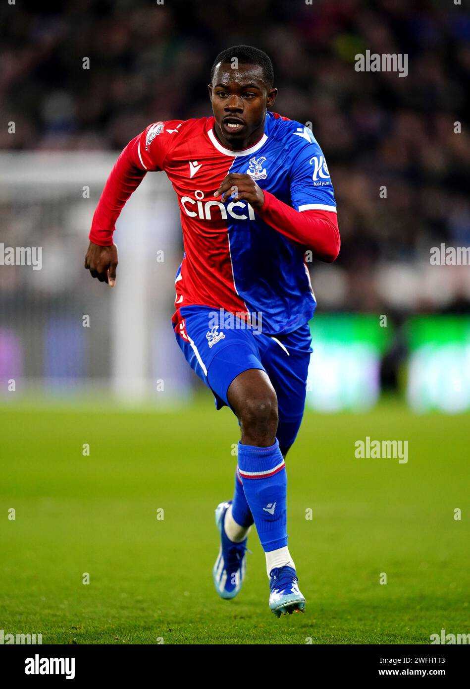 Crystal Palace's Tyrick Mitchell during the Premier League match at ...