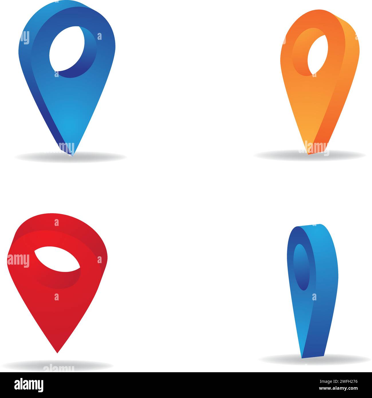 Map pointer hotel sign icon Stock Vector Images - Alamy