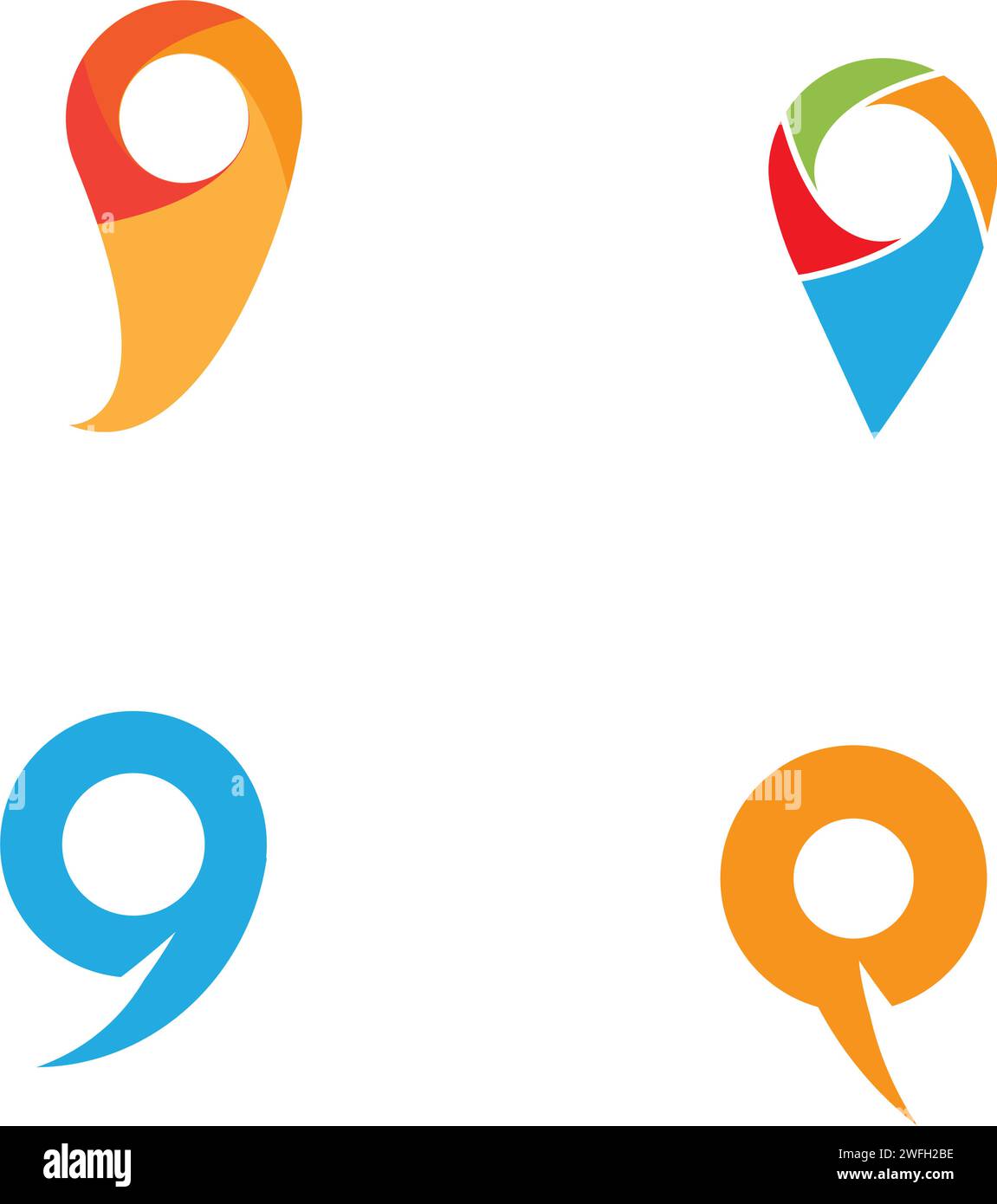 location icon Vector Illustration design Logo template Stock Vector ...