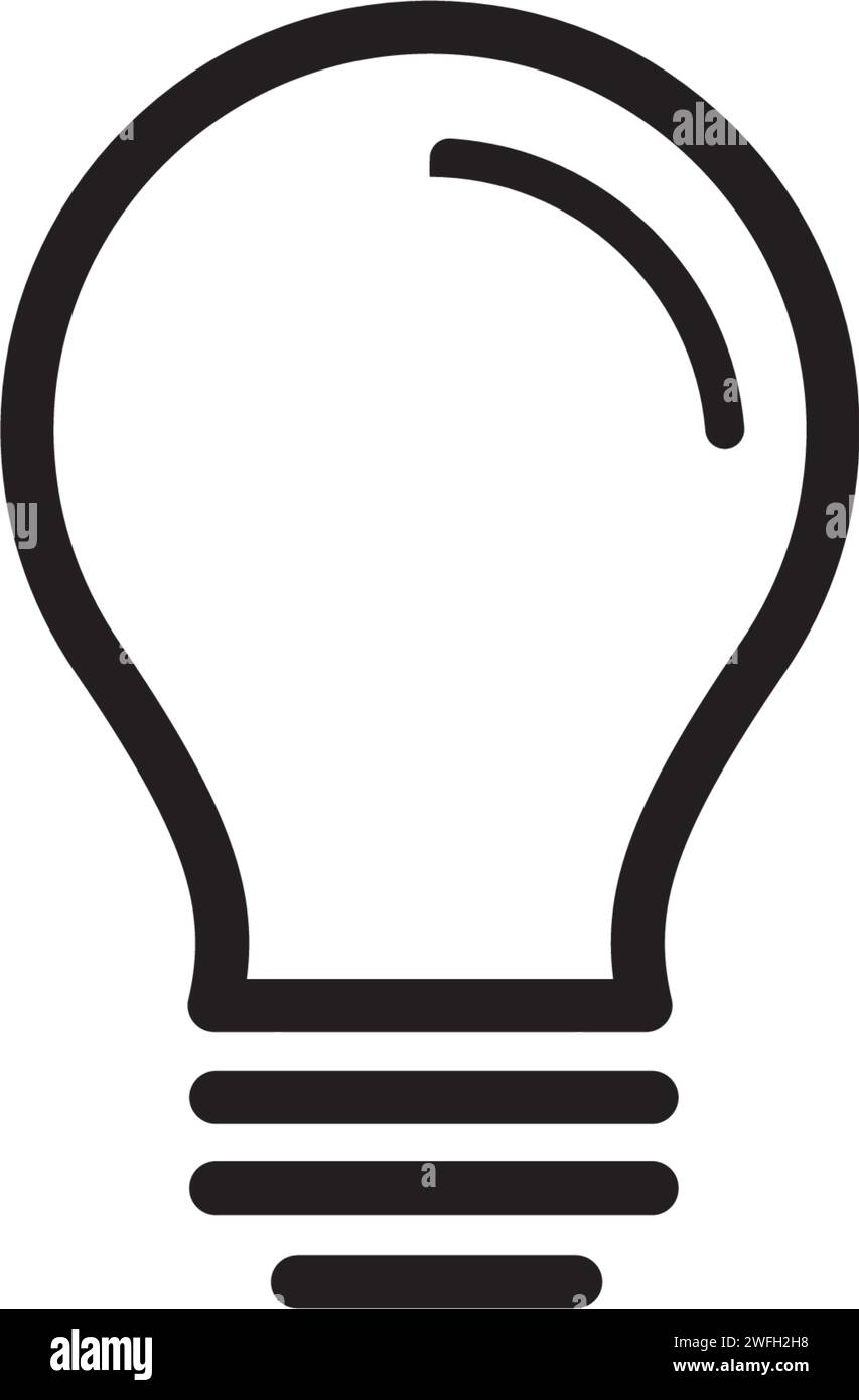 light bulb symbol vector design illustration Stock Vector Image & Art ...