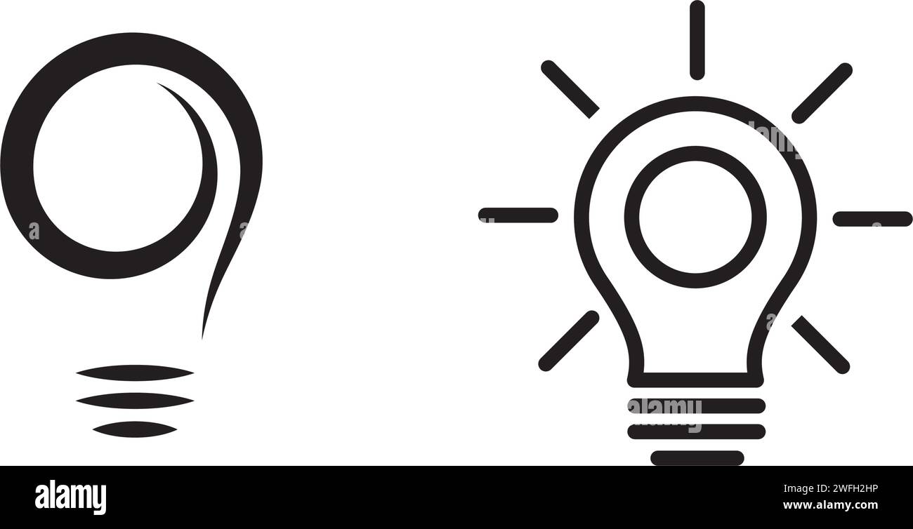 light bulb symbol vector design illustration Stock Vector Image & Art ...