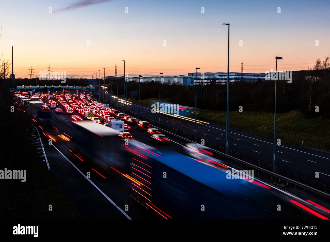 M6 Toll road traffic. Picture by Shaun Fellows/Alamy Stock Photo - Alamy