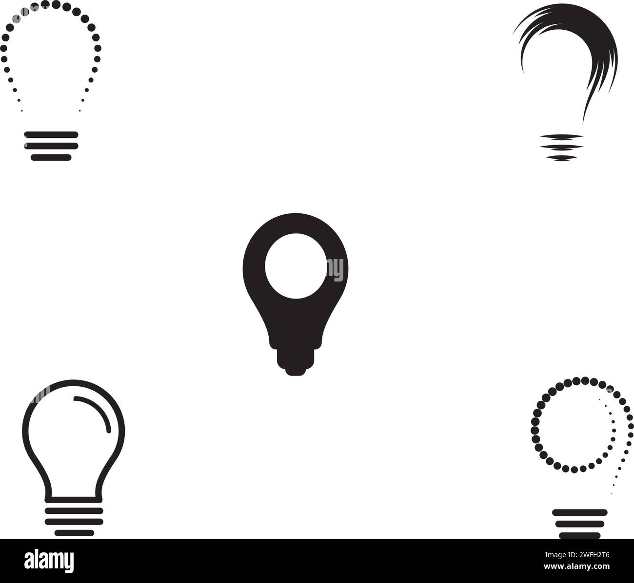 light bulb symbol vector design illustration Stock Vector Image & Art ...