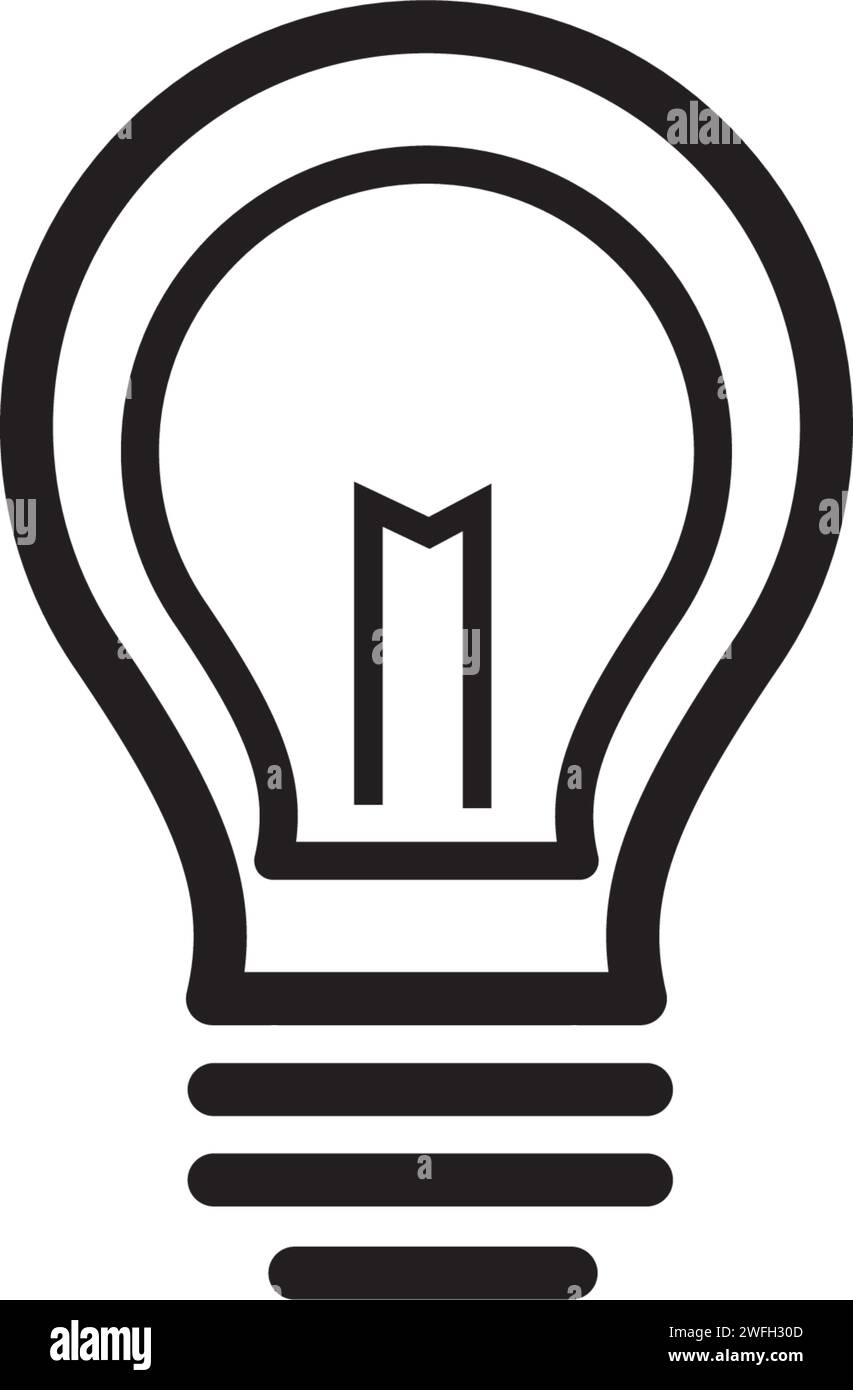 light bulb symbol vector design illustration Stock Vector Image & Art ...
