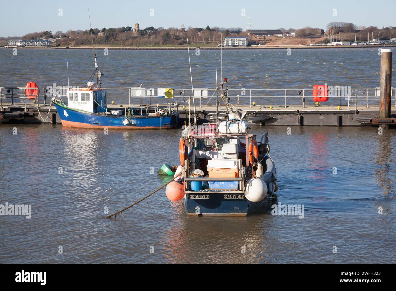 Views of the port in Harwich, Essex in the United Kingdom Stock Photo ...