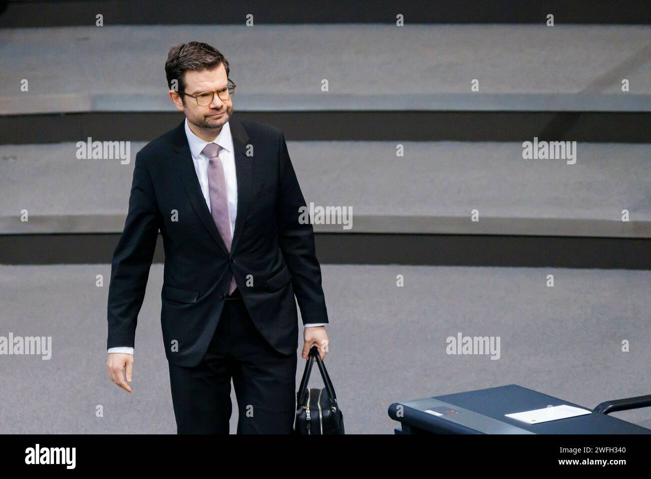 Marco Buschmann (FDP), Federal Minister of Justice, recorded in the ...