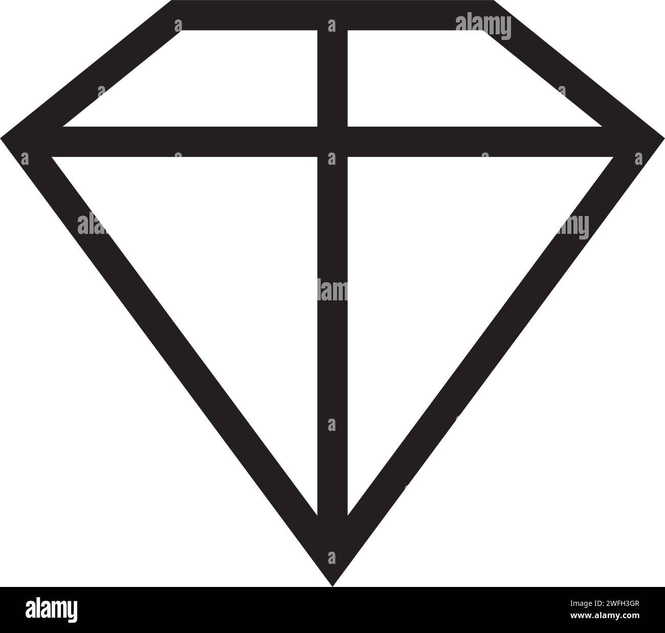 Diamond logo Black and White Stock Photos & Images - Alamy