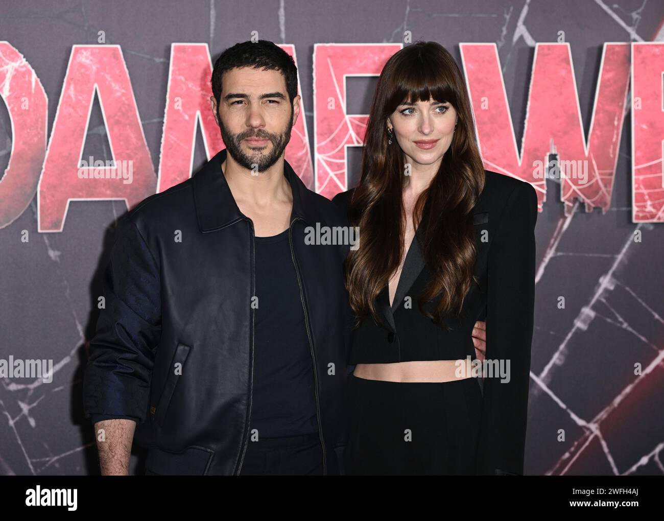 London, UK. January 31st, 2024. Dakota Johnson and Tahar Rahin at at ...