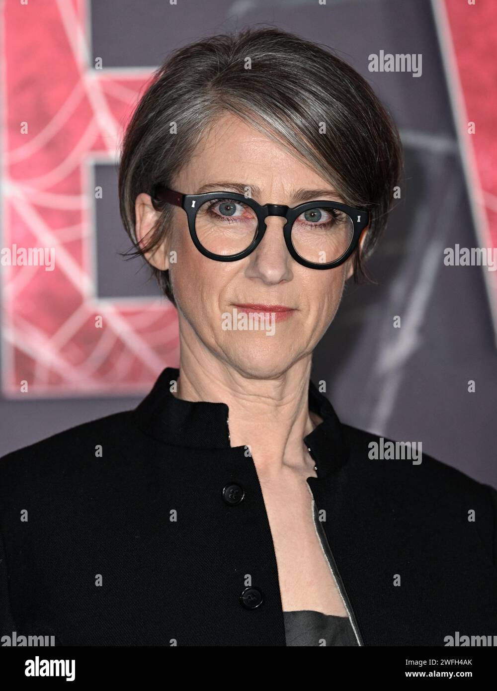 London, UK. January 31st, 2024. SJ Clarkson at at the Madame Web ...