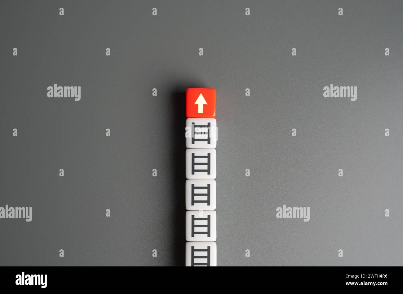Ladder of success and continued growth. Career ladder and promotions ...