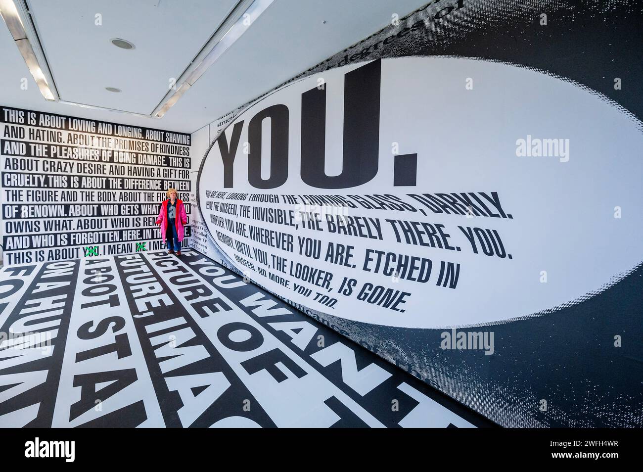 Barbara kruger gallery hi-res stock photography and images - Alamy