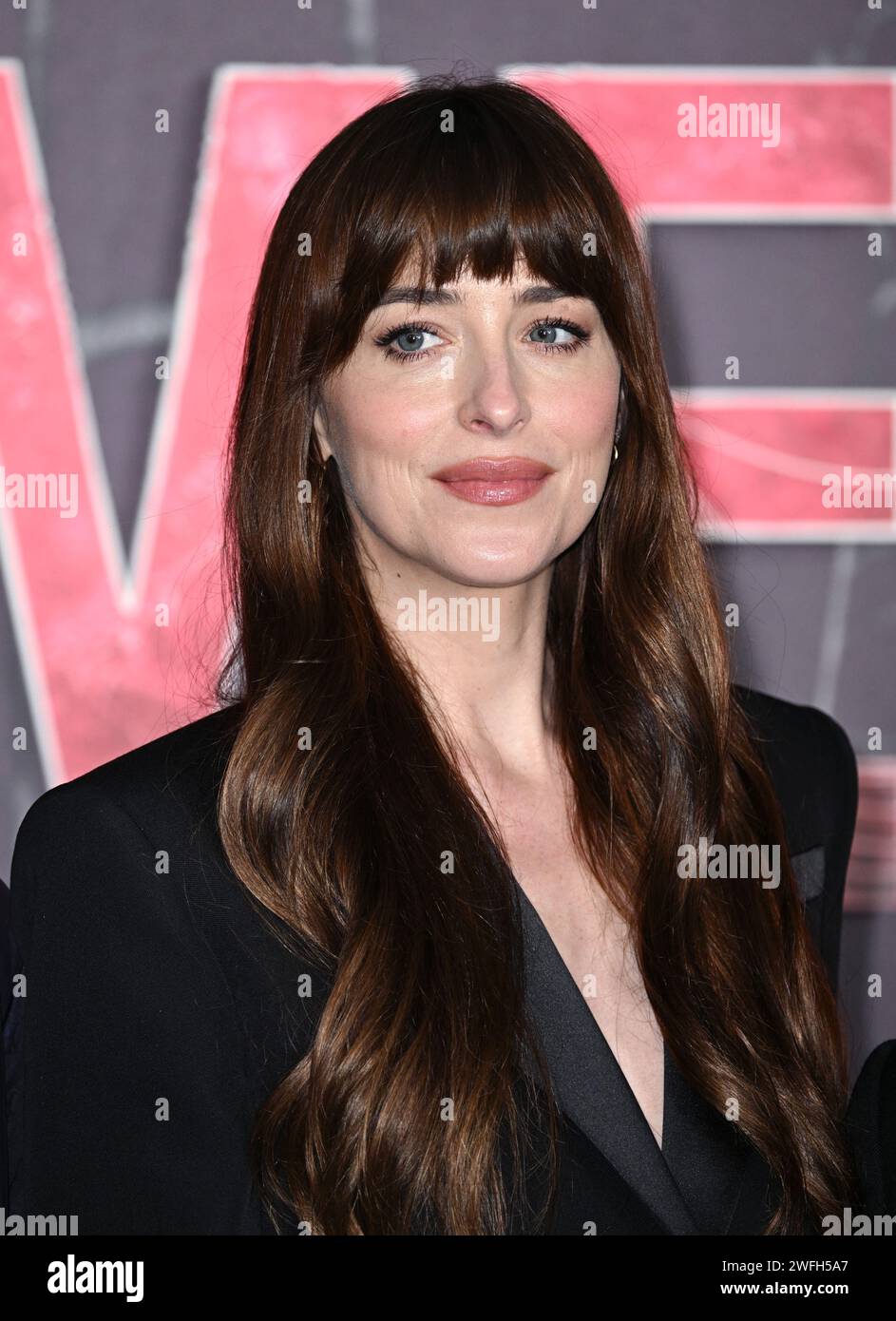 Dakota johnson at madame web photocall hi-res stock photography and ...