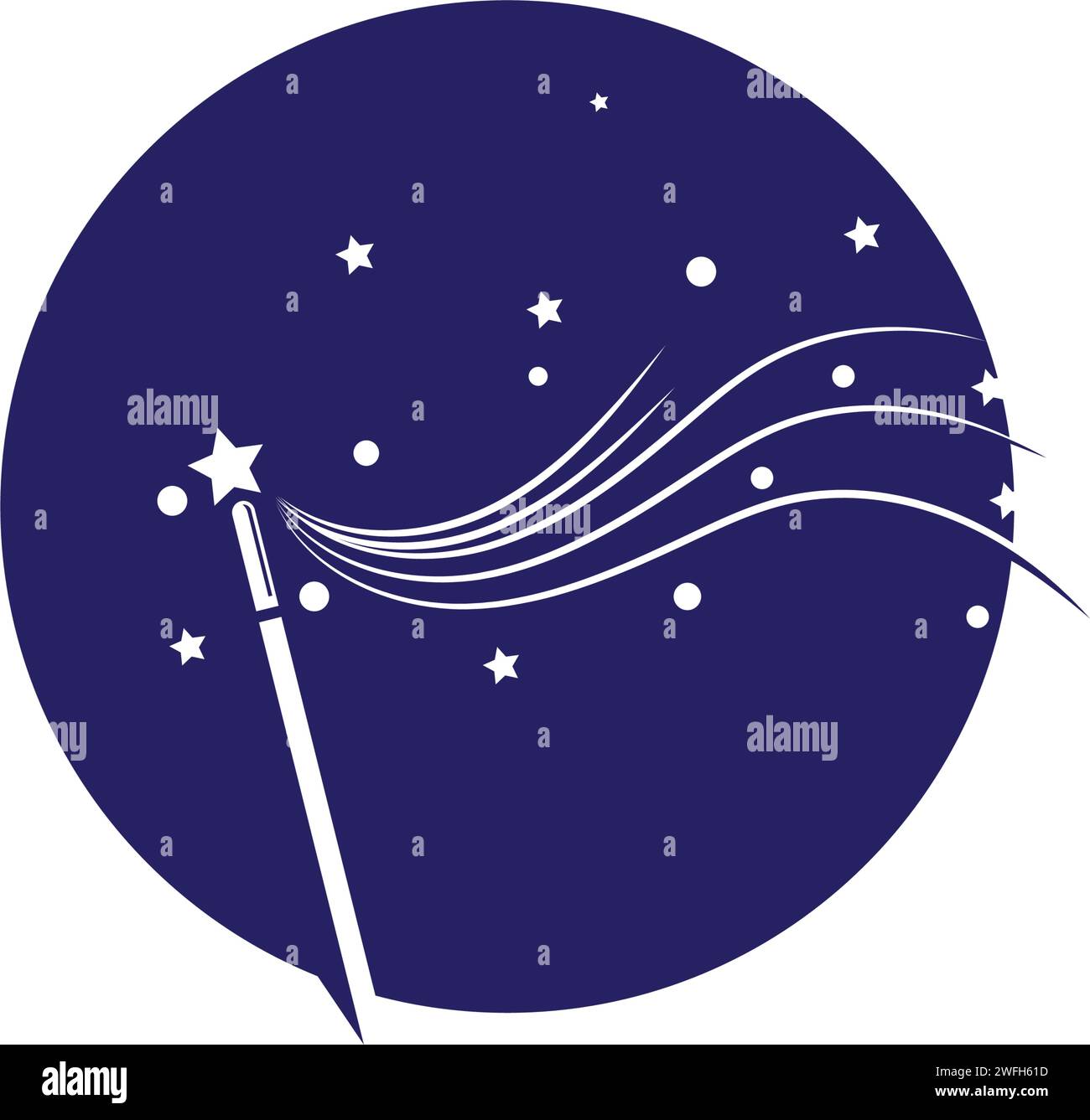 Magic Vector icon illustration design Template Stock Vector Image & Art ...