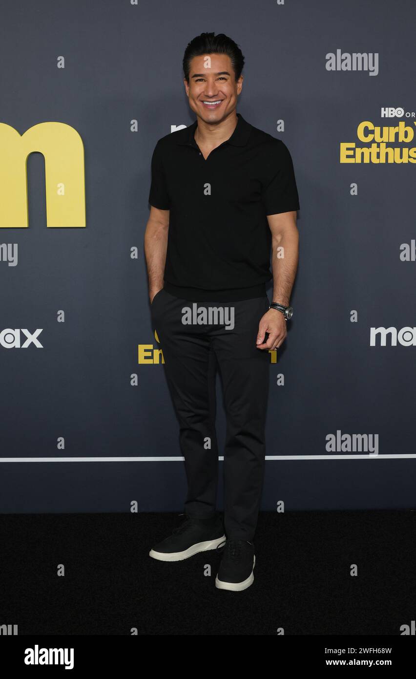 Los Angeles, Ca. 30th Jan, 2024. Mario Lopez at the HBO's Season 12 ...