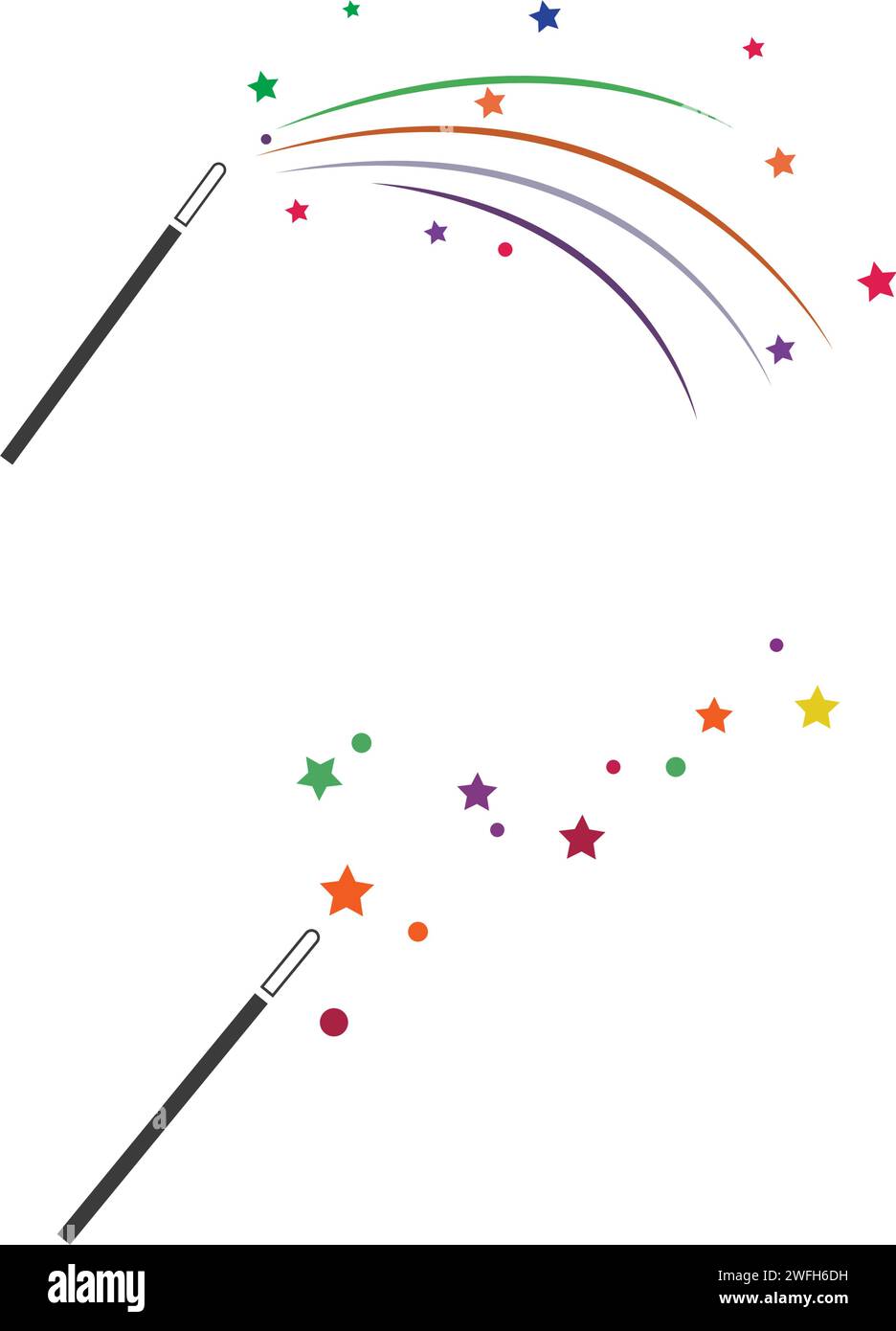 Magic Vector icon illustration design Template Stock Vector Image & Art ...