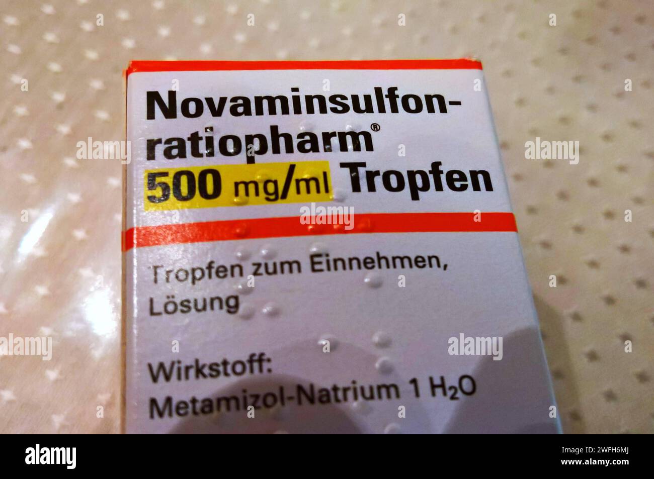 Novaminsulfon Ratiopharm Tropfen, Metamizol-Natrium *** Novaminsulfon ...