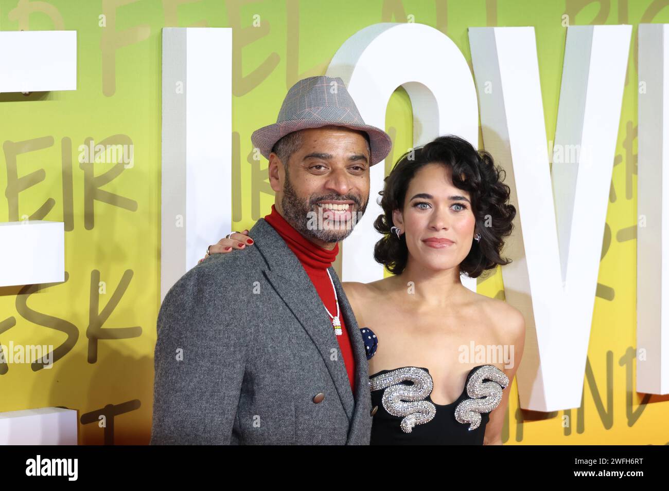 Karl Collins and Umi Myers, Bob Marley: One Love - UK Premiere, BFI ...