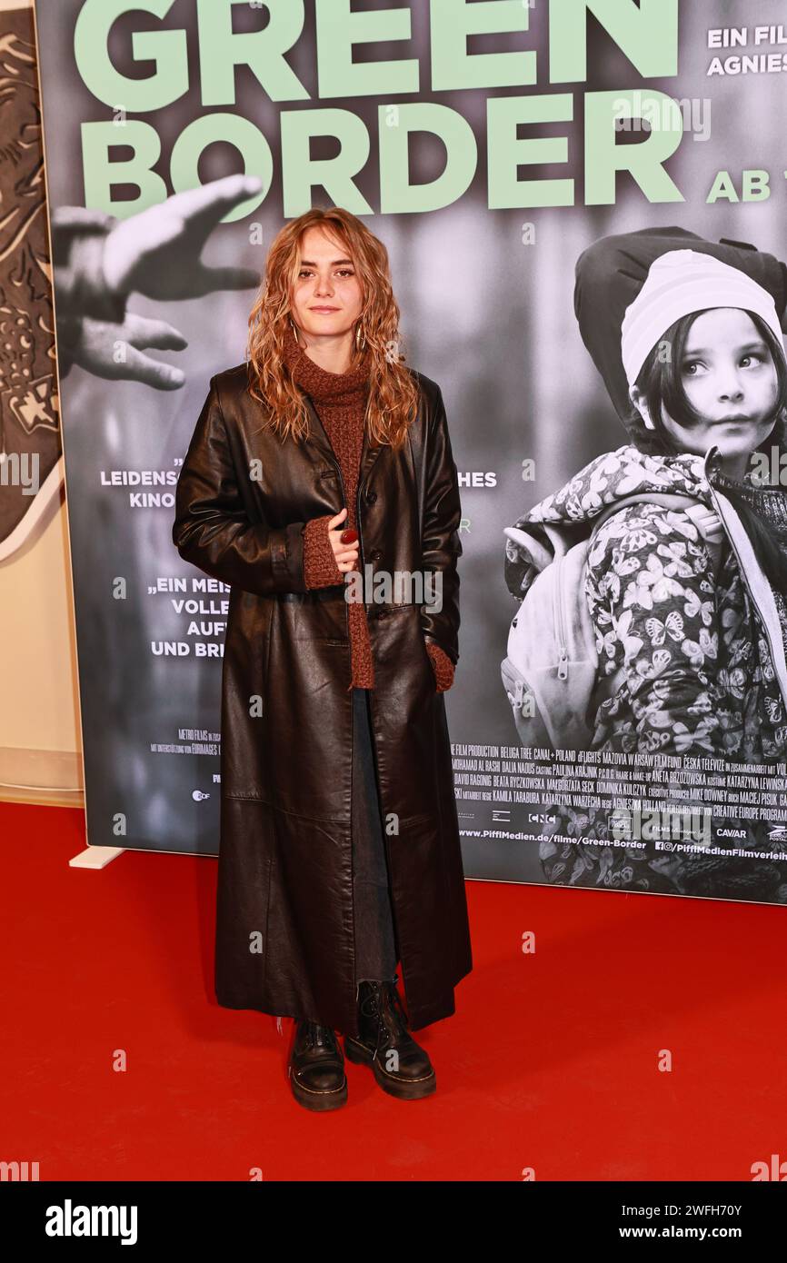 30/01/2024, Berlin, Germany,Eli Riccardi attends the Berlin-Premiere ...