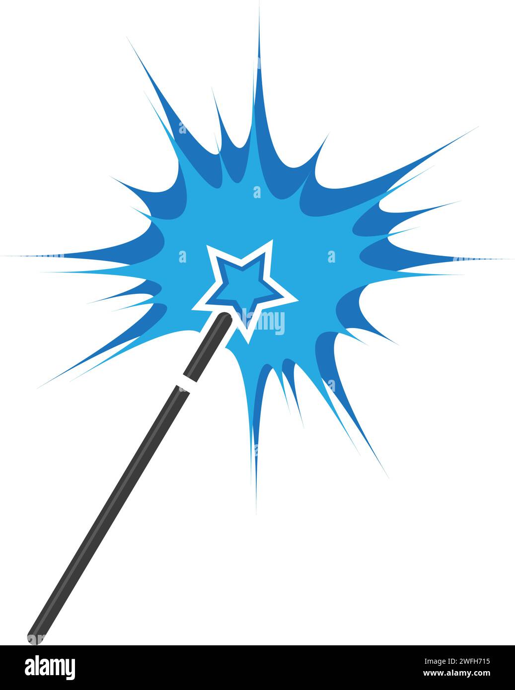 Magic Vector icon illustration design Template Stock Vector Image & Art ...