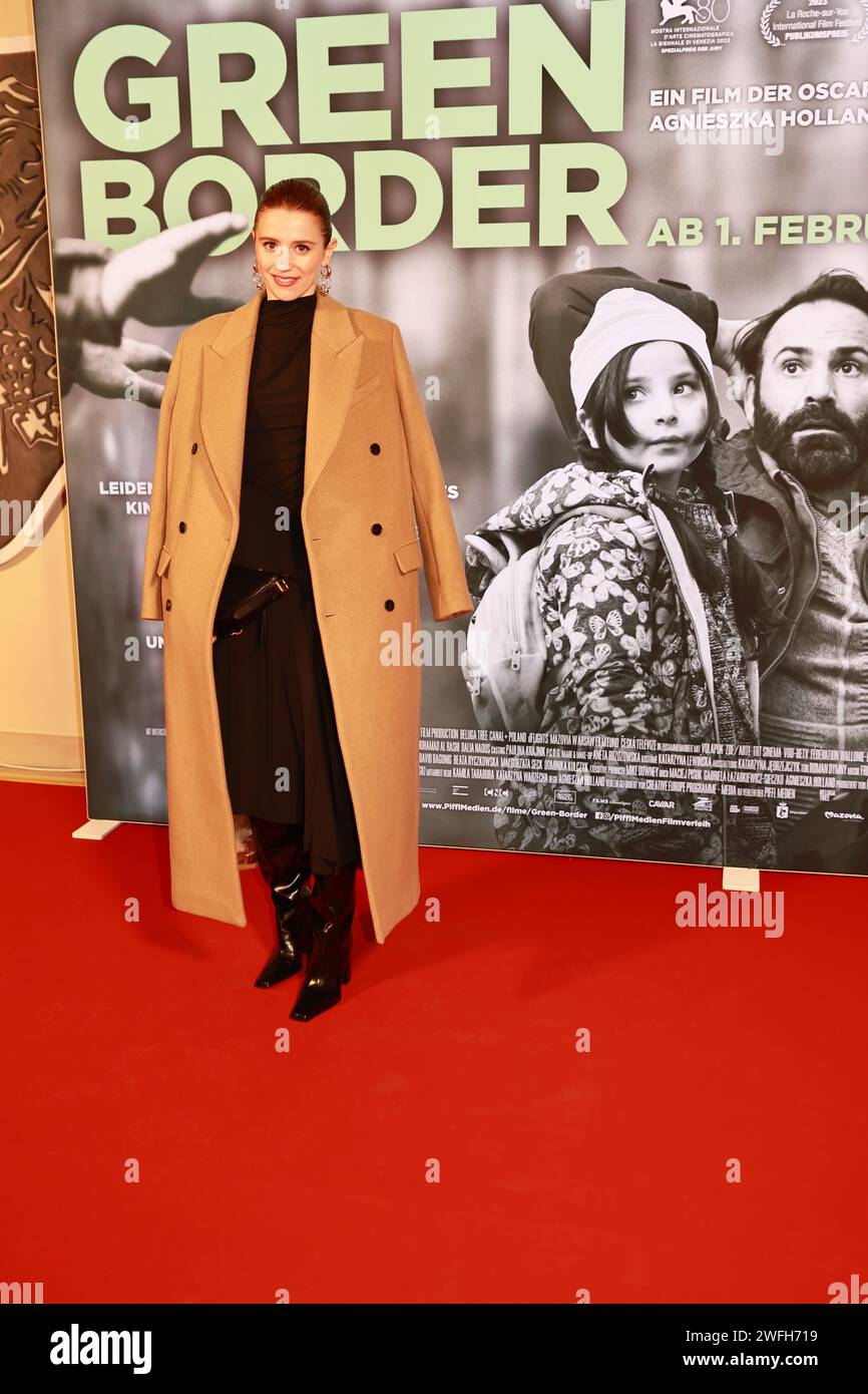 30/01/2024, Berlin, Germany, Katharina Stark attends the Berlin ...