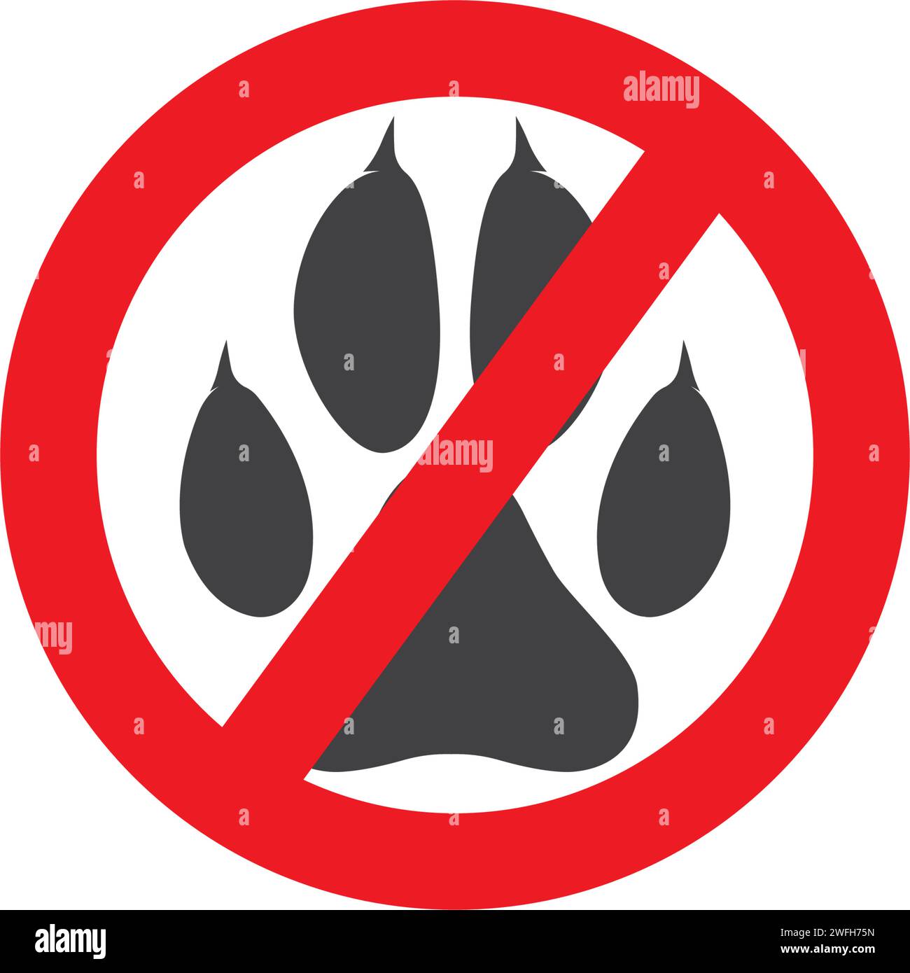 Paw Logo design vector illustration design template Stock Vector Image ...