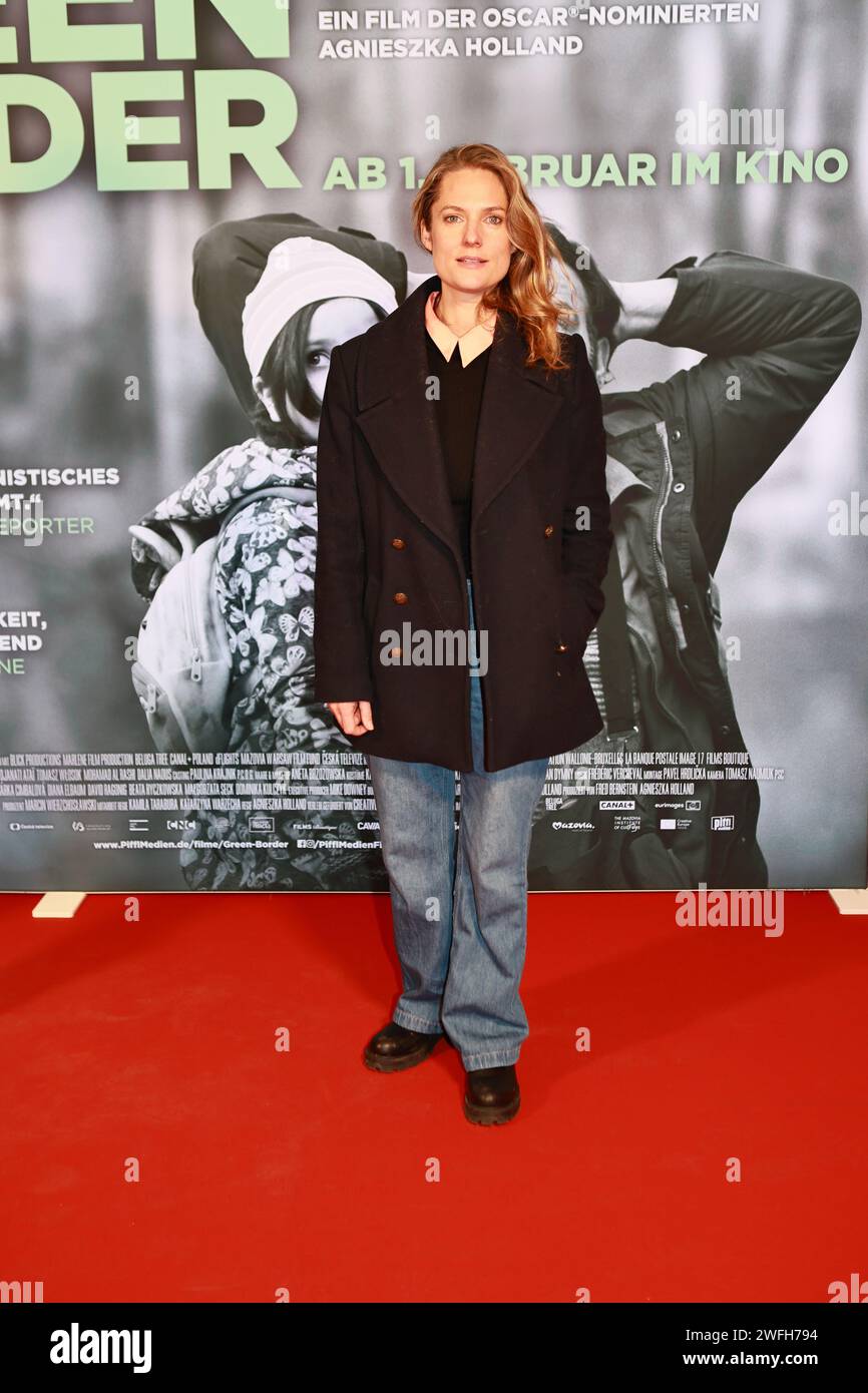 30/01/2024, Berlin, Germany,Marie Burchard attends the Berlin-Premiere ...