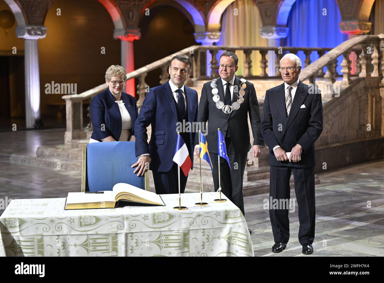 Stockholm, Sweden. 31st Jan, 2024. Karin Wanngård, Mayor of Stockholm ...