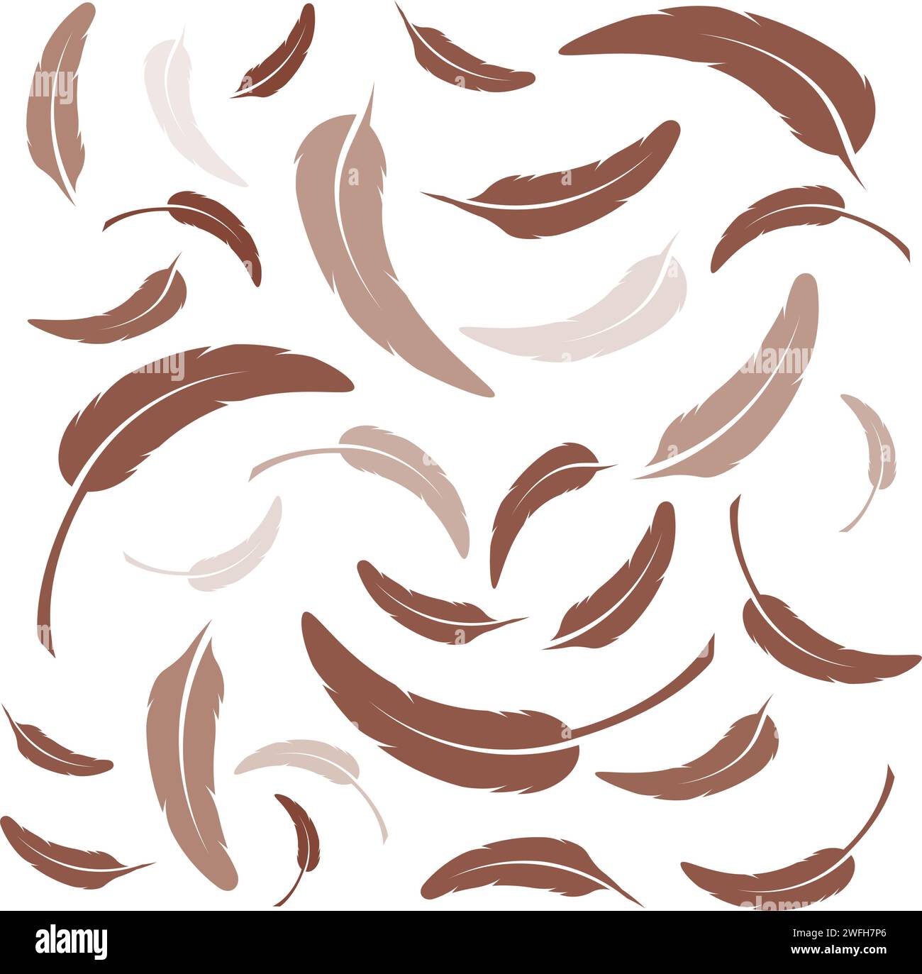 Feather icon template Vector illustration Stock Vector Image & Art - Alamy