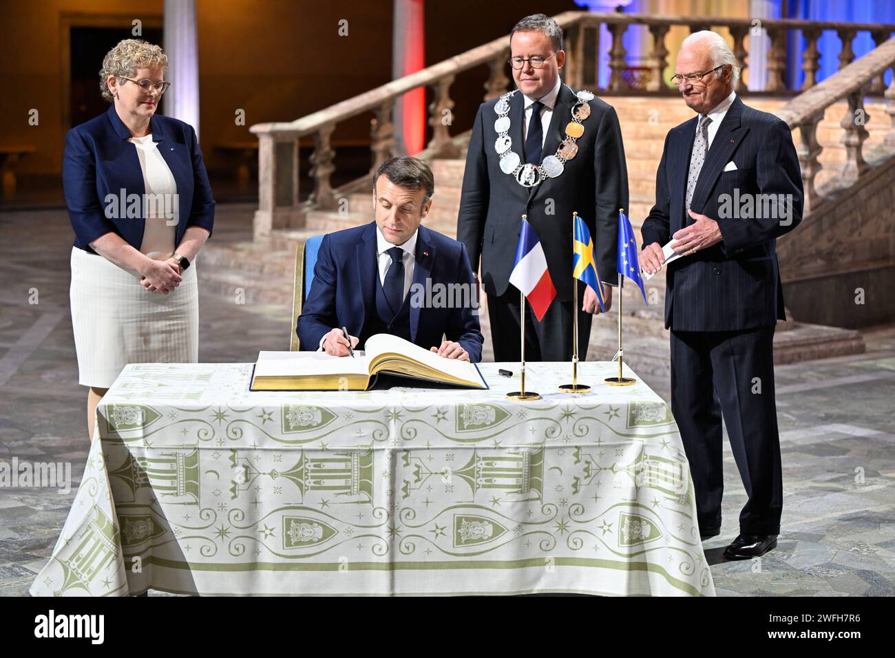 Stockholm, Sweden. 31st Jan, 2024. Karin Wanngård, Mayor of Stockholm ...