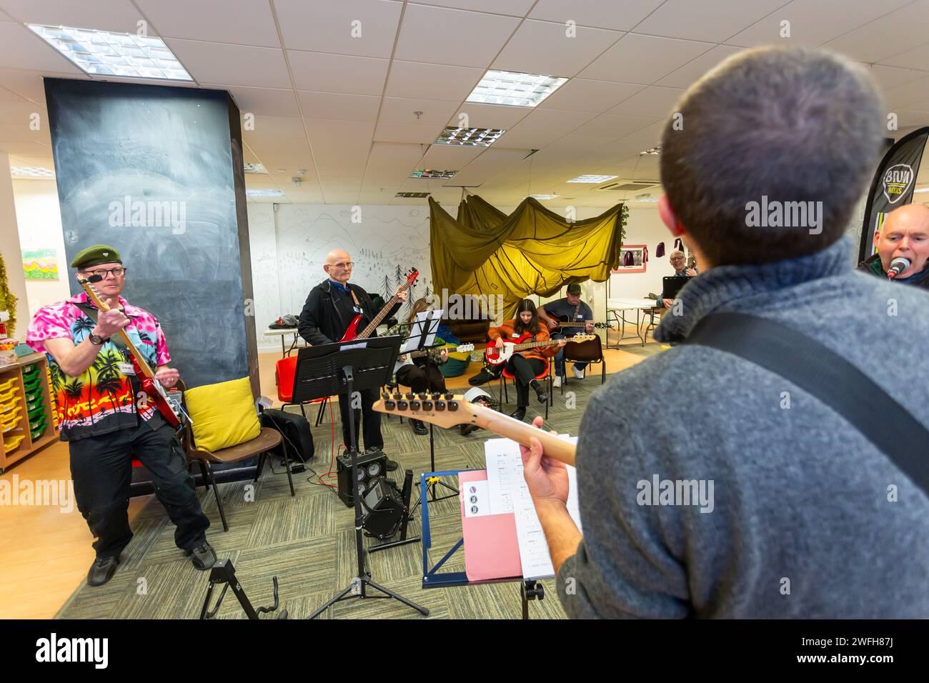 Older people playing instruments Stock Photo - Alamy