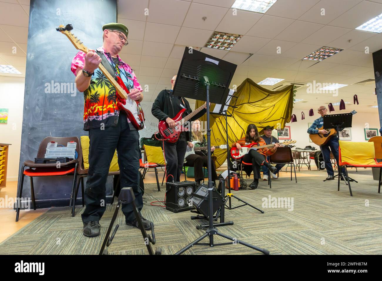Older people playing instruments Stock Photo - Alamy