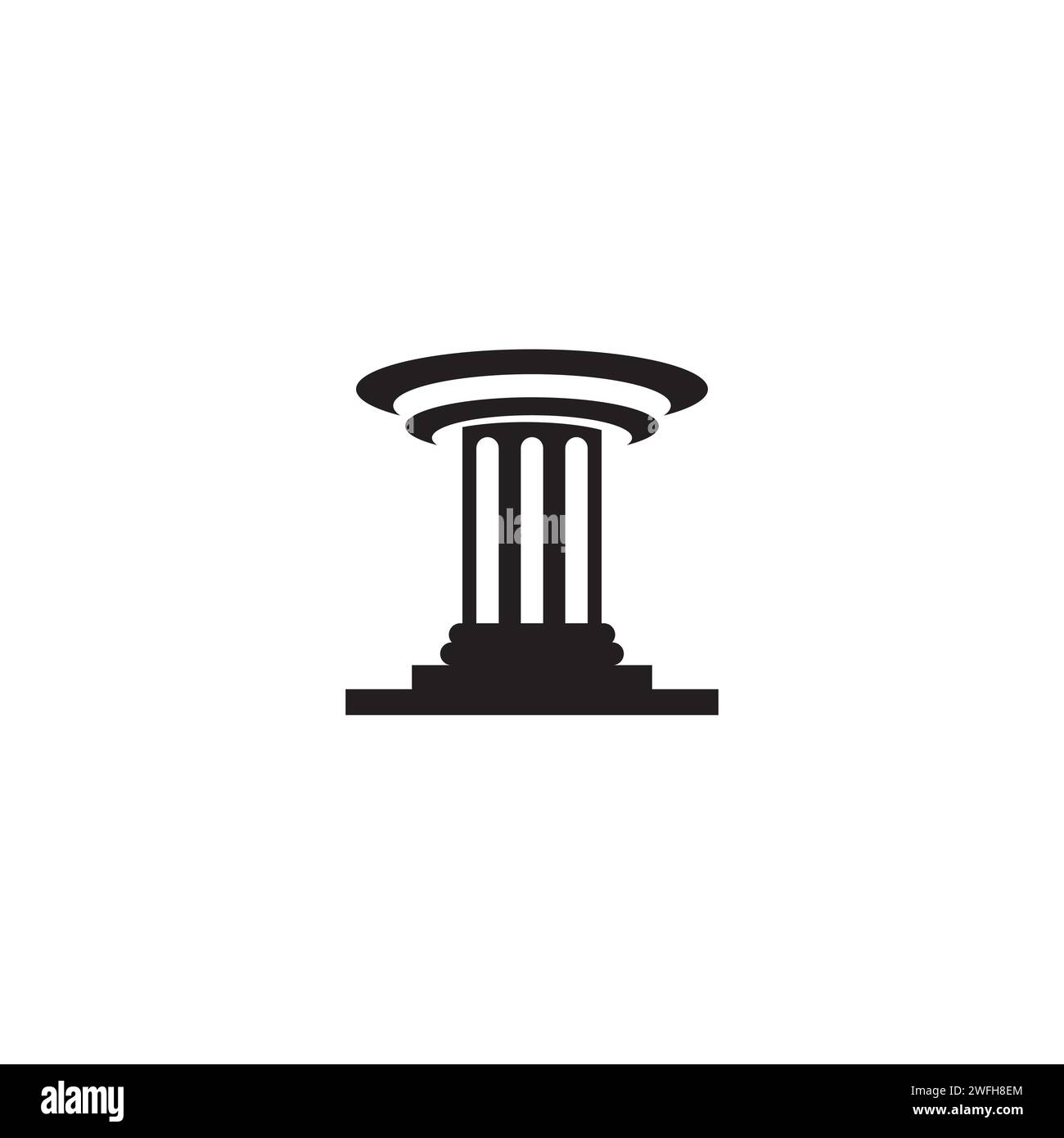 Column icon Template vector illustration design Stock Vector Image ...