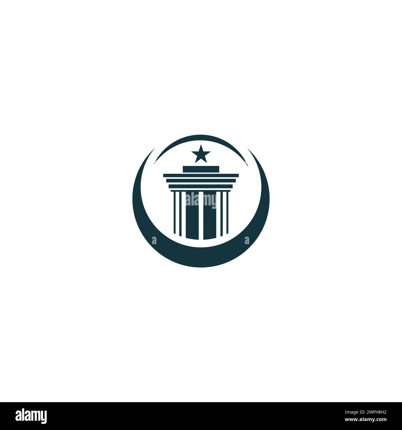 Column icon Template vector illustration design Stock Vector Image ...