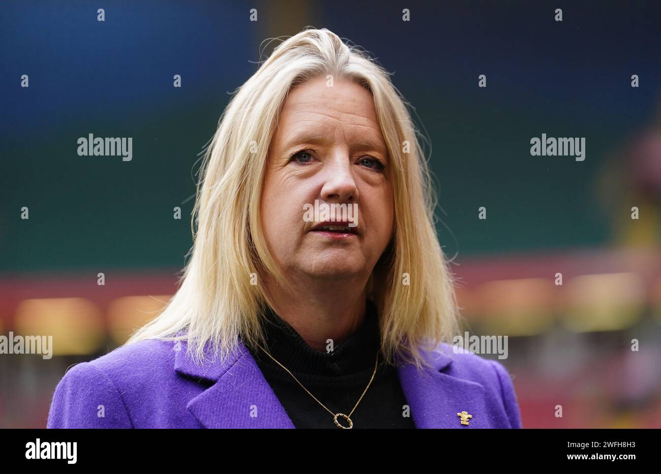 WRU Chief Executive Officer Abi Tierney during the EPCR announcement at ...