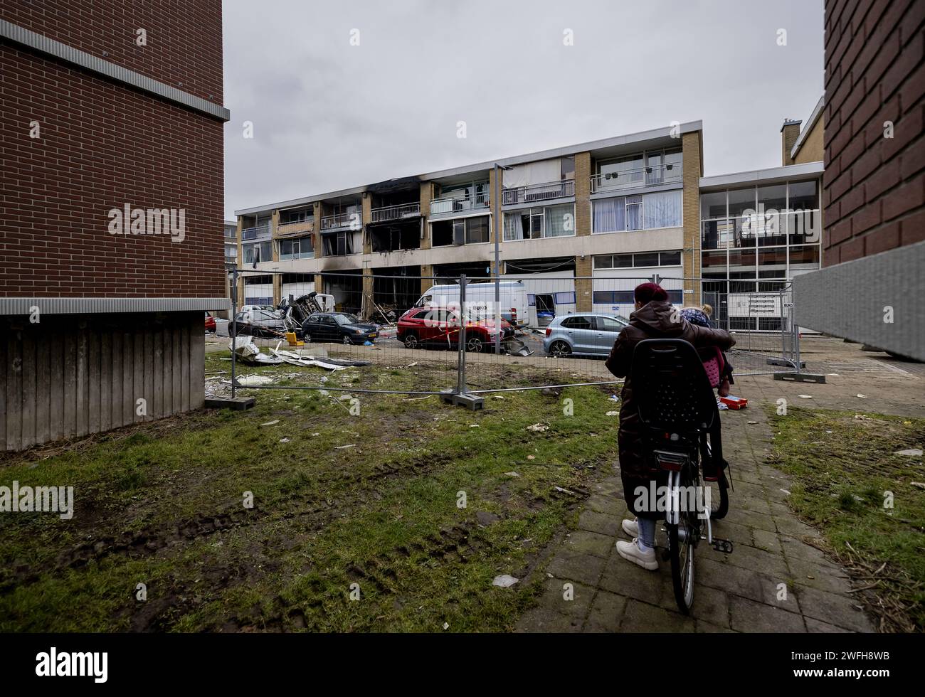 ROTTERDAM - The place where an explosion took place in a building on ...