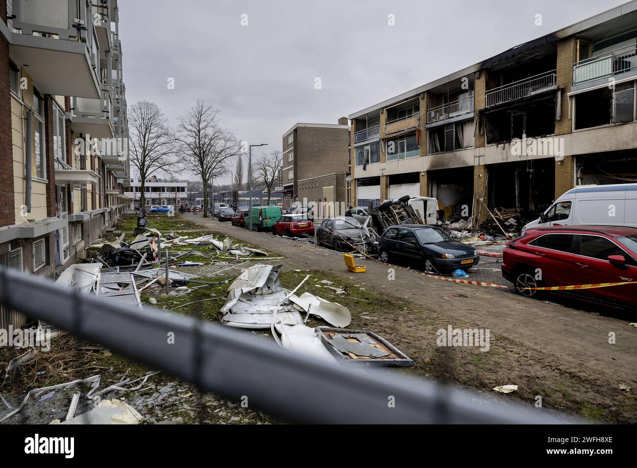 ROTTERDAM - The place where an explosion took place in a building on ...