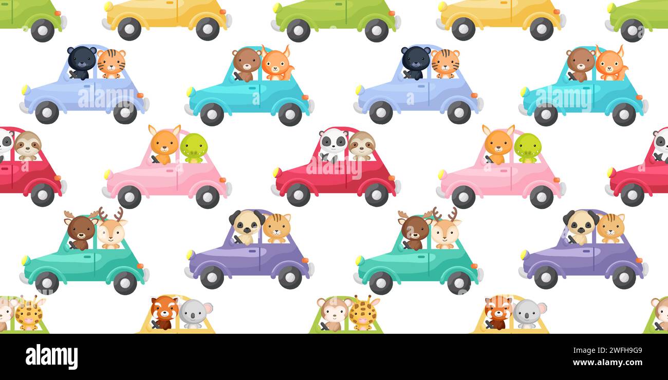 Animals driven Stock Vector Images - Alamy